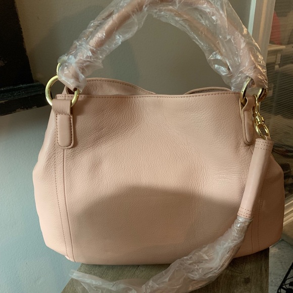 Bags | Gili Brand New Leather Handbagsoft Pink | Poshmark